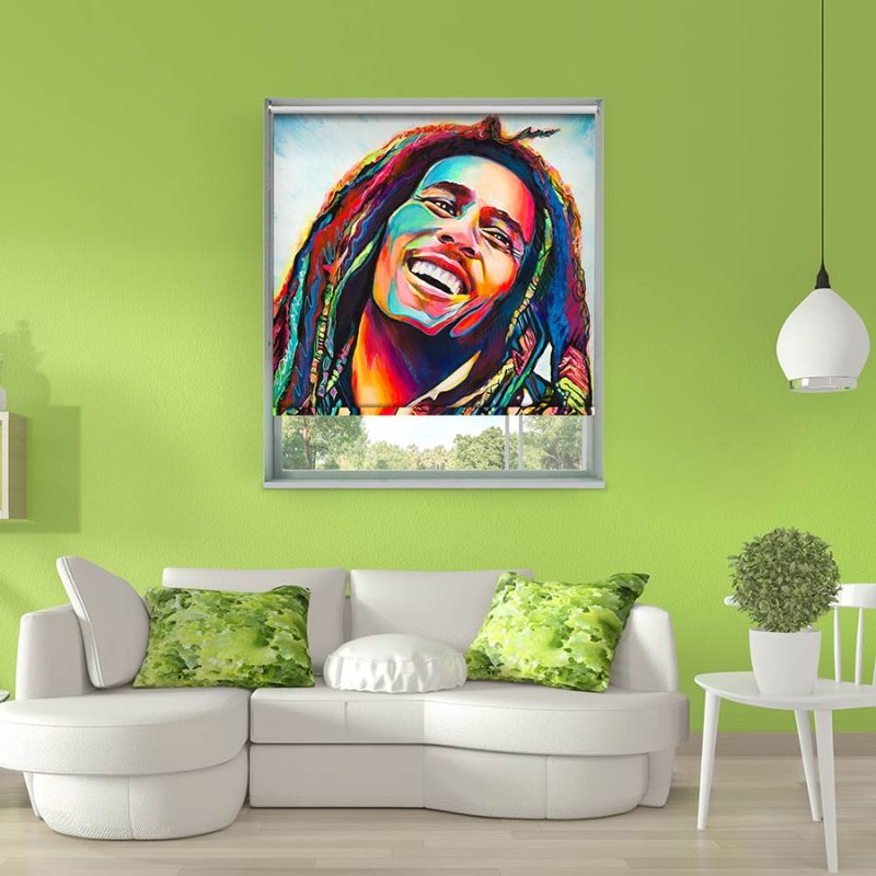 Bob Marley Roller Blind | Bolton Blinds